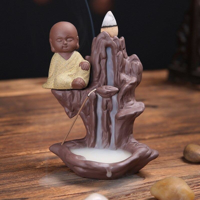 Smoking buddha incense burner | My Incense Burner